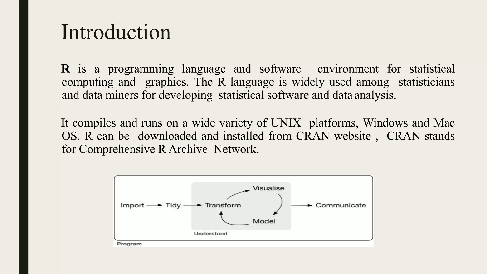 R programming Language | PPTX