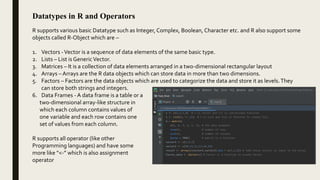 R programming Language | PPTX