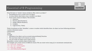 R programming | PPTX