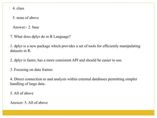R Programming Assignment Help | PPT
