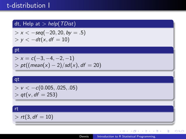 R Programming Intro With Examples Ppt