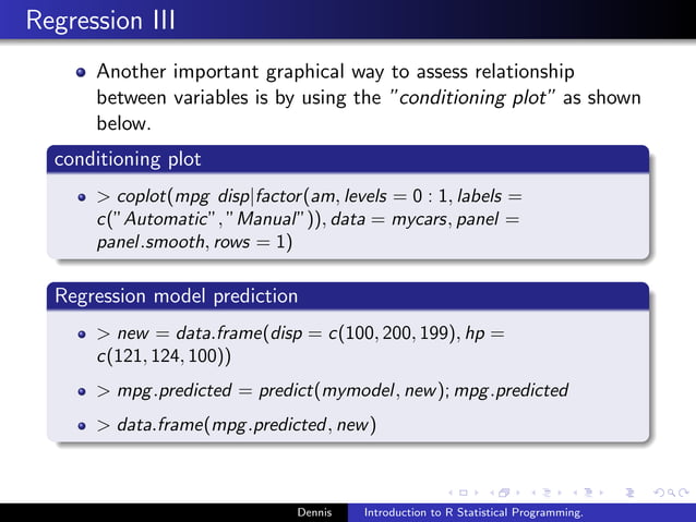 R Programming Intro With Examples Ppt