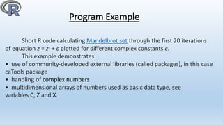 R programming presentation | PPTX