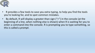 R programming presentation | PPTX