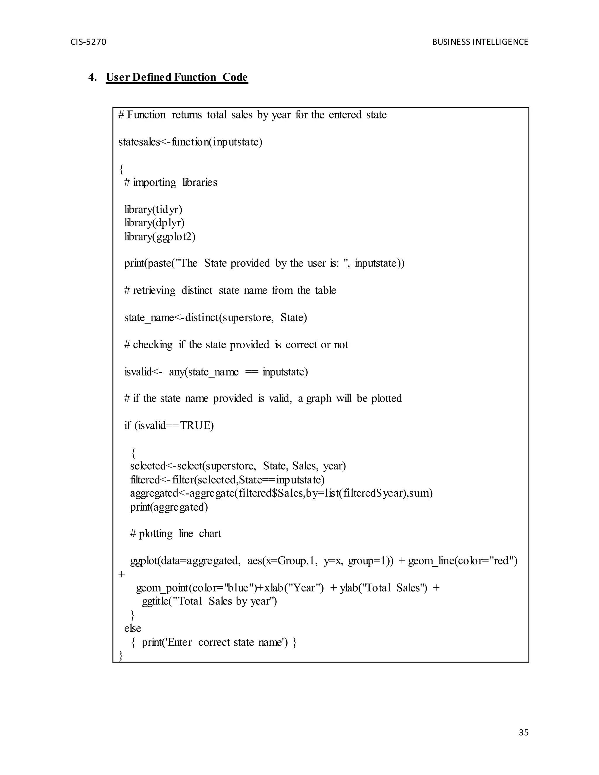 Superstore Data Analysis Using R Docx