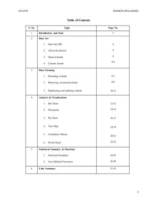 Superstore Data Analysis using R | DOCX