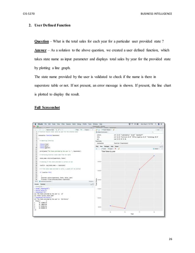 Superstore Data Analysis using R | DOCX