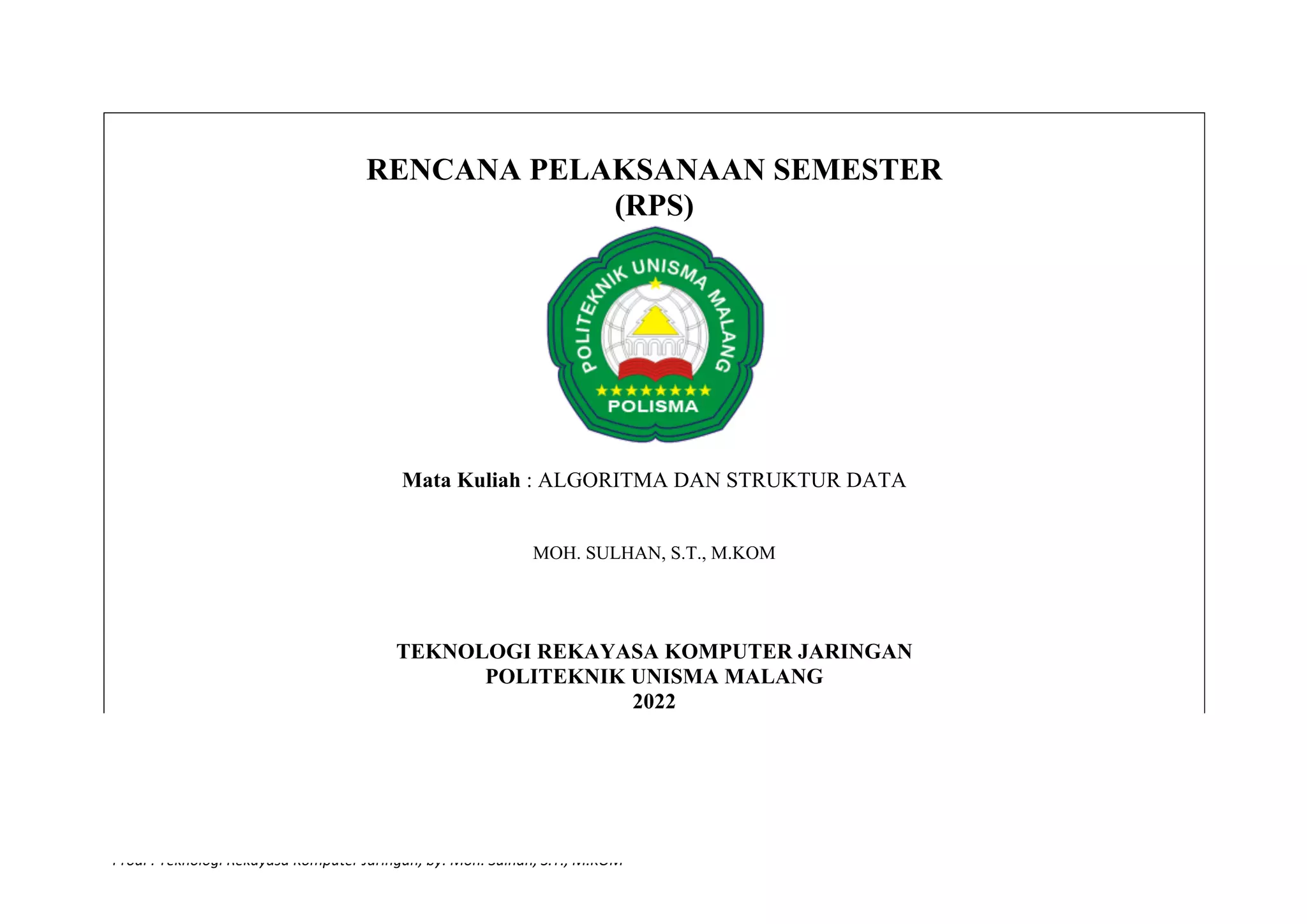 RPS-Algoritma dan Struktur Data.pdf