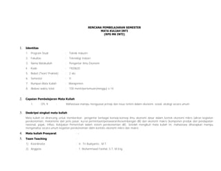 Konsep dasar ilmu ekonomi dalam pendidikan | PPT