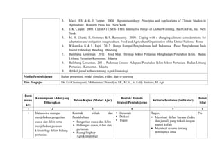 Agroklimatologi | PDF