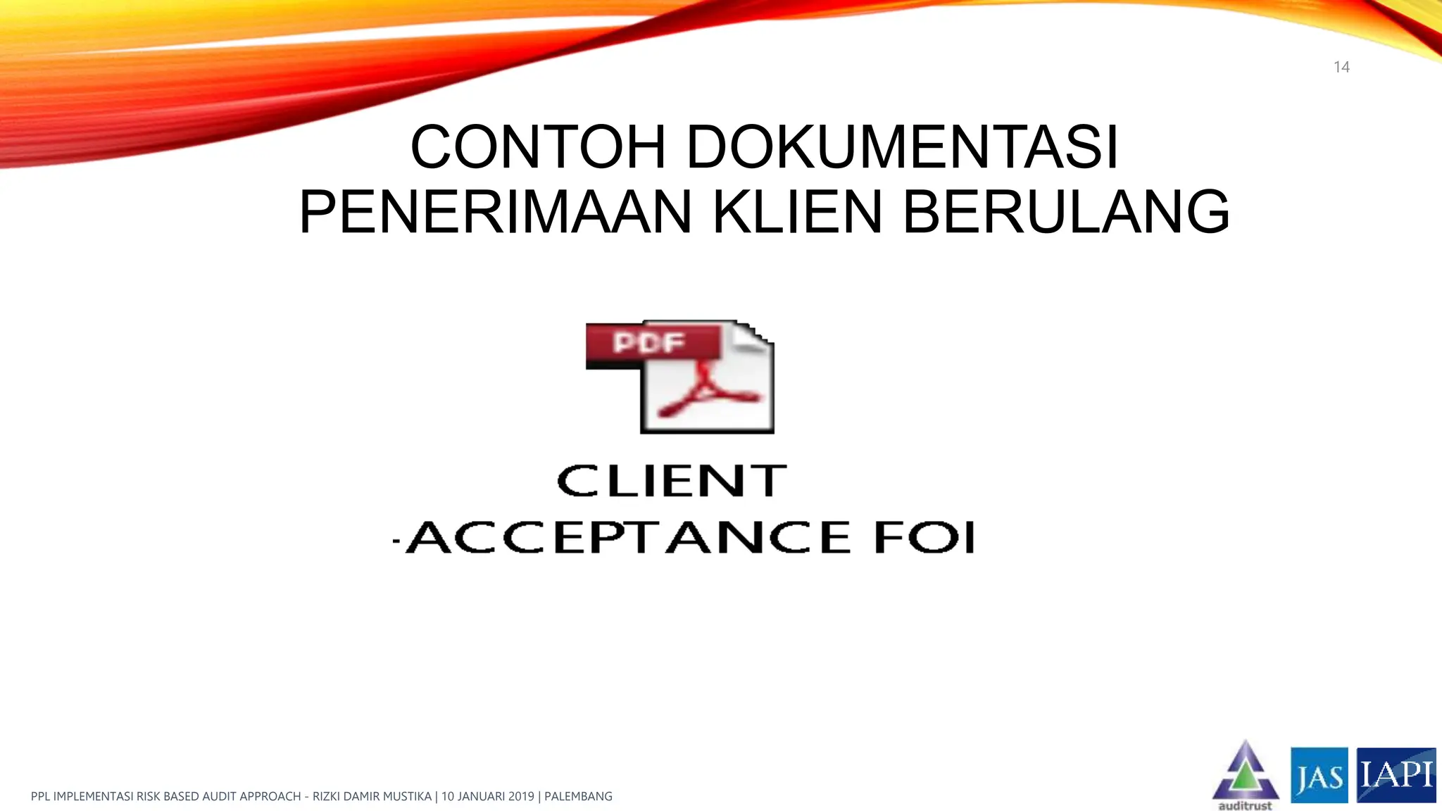 Perencanaan Audit Dr Jamaludin Iskak, Ak, MSi, CA, CPI, ACPA, CPA | PPTX