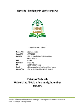 RPS BAHASA ARAB 2 BKPI GENAP 2024-2025.pdf