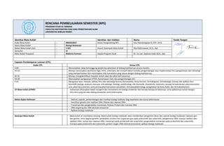 Panduan RPS Biologi Molekuler untuk penerapan pada sarjana | PPT | Free ...