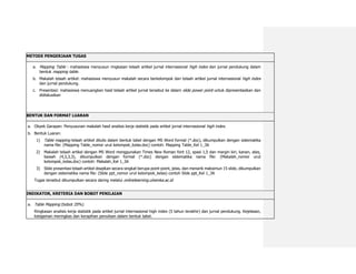 RPS dan RTM BIOSTATISTIK DESKRIPTIF 2021.pdf | Free Download
