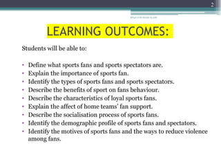 sps431-t10_sports fans behaviour | PDF