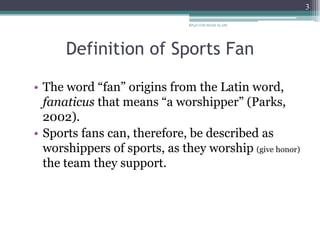 sps431-t10_sports fans behaviour | PDF