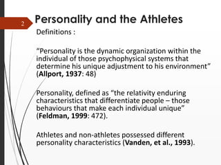 sps431-t2_personality and sport behaviour | PDF