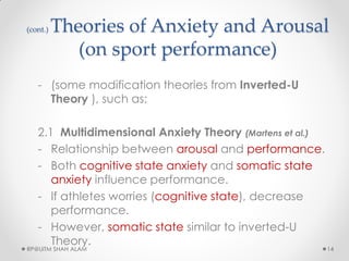 sps431-t3_arousal, anxiety and sports performance | PDF | Brain and ...