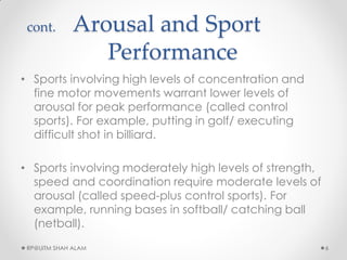 sps431-t3_arousal, anxiety and sports performance | PDF | Brain and ...