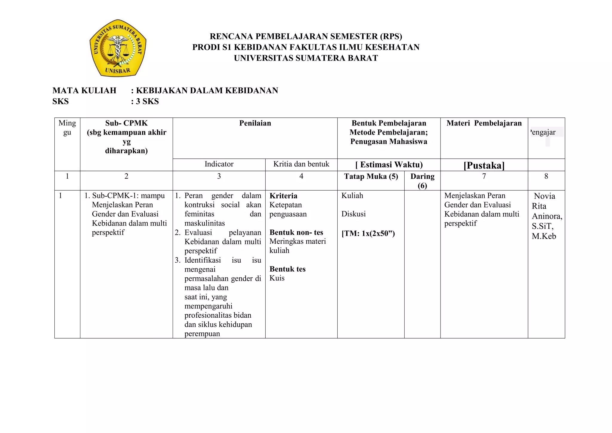 RPS Kebijakan dalam Kebidanan (3).pdf