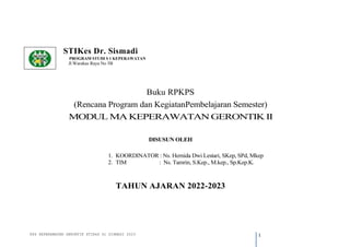 RPS Keperawatan Gerontik 2023.doc