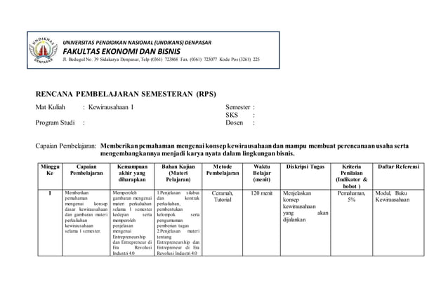 RPS Kewirausahaan I.docx
