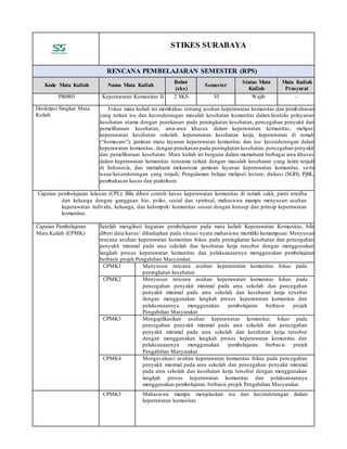 Rps komunitas 2 | PDF