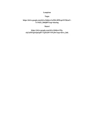 Rencana Pembelajaran Semester (RPS) machine learning 2 | PPT