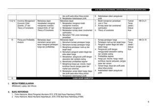 RPS_MANAJEMEN BIAYA_FRANS HABRIZONS_STIE ABDI NUSA | PDF