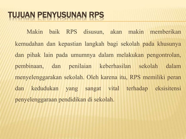 Rps manajemen pendidikan 12334 | PPT