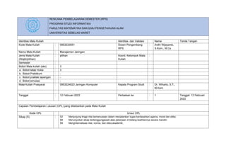 RPS matakuliah Manajement Jaringan komputer .pdf