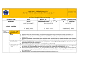 RPS MK BIOMEDIK pembelajaran contoh rps kesehatan masyarakat | PPT