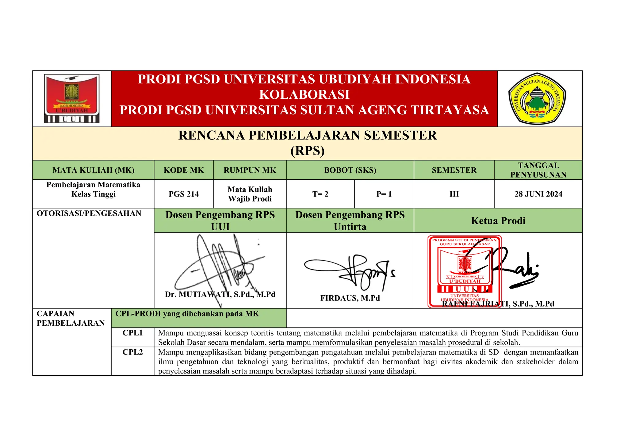 RPS Pembelajaran Matematika Kelas Tinggi.pdf