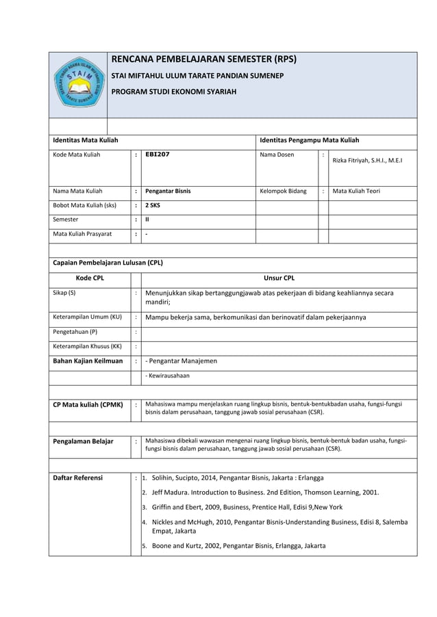 RPS Pengantar Bisnis.docx