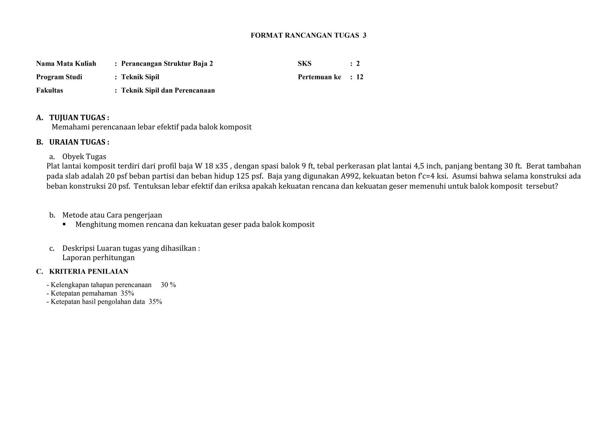 RPS Perancangan Struktur Baja 2.pdf