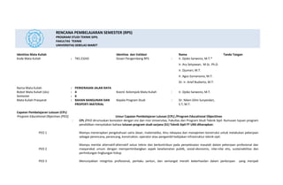 RPS MATA KULIAH Perencangan Jalan Raya.pdf | Free Download