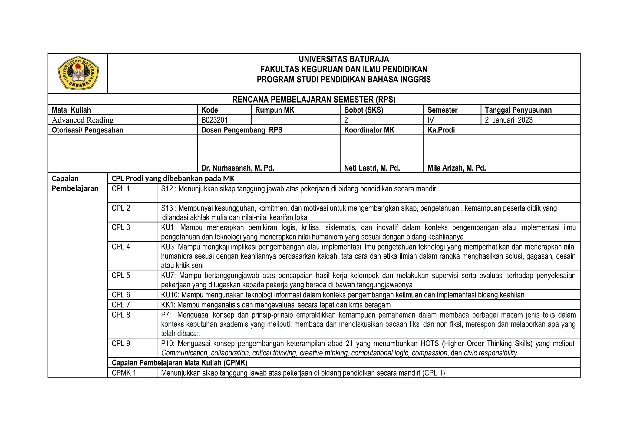 RPS Reading Advanced Reading 2025.docx