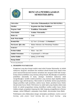 RPS Matematika | PDF