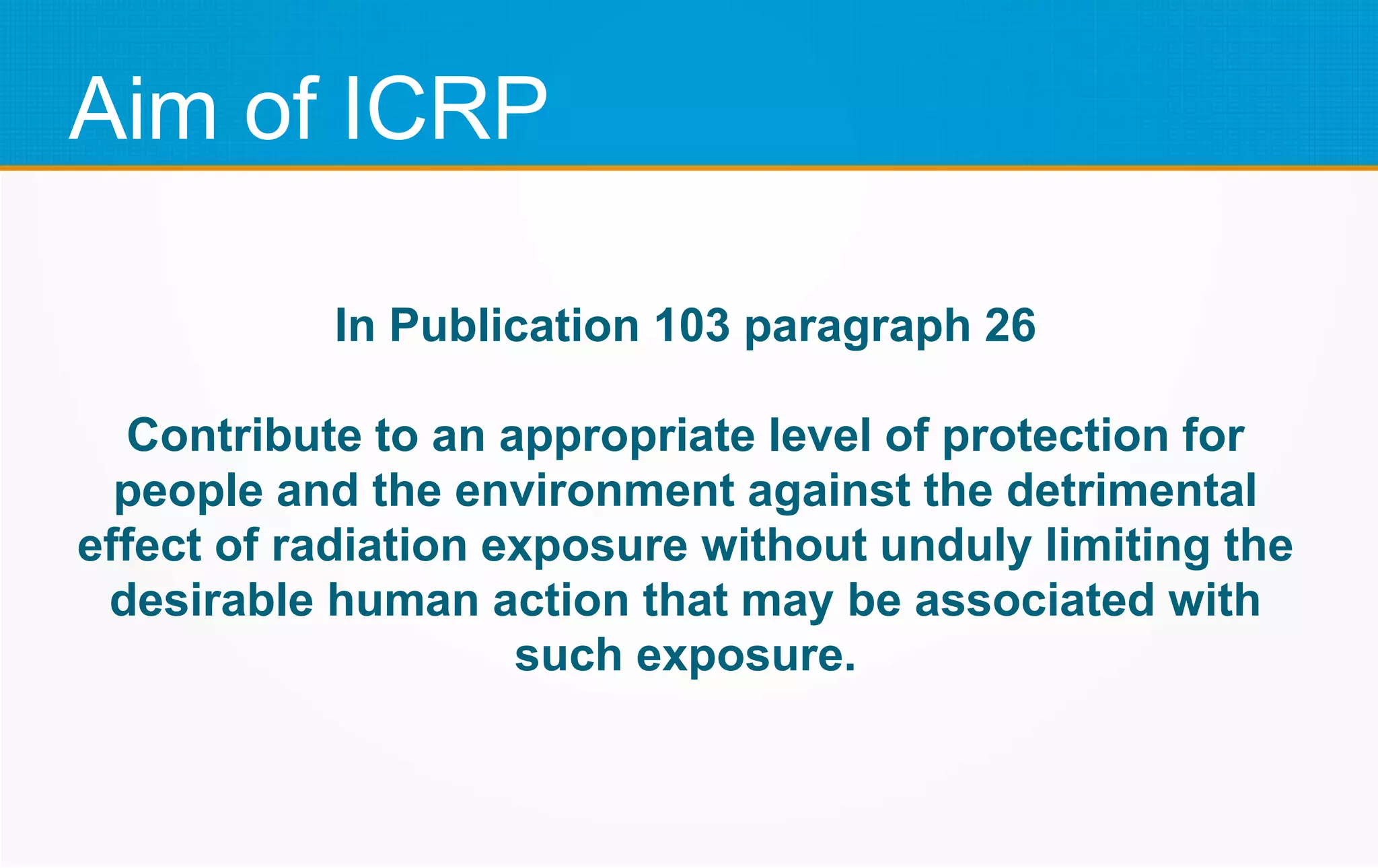 Radiation Protection Standards | PPT