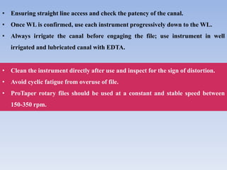 Rotary Universal ProTaper File | PDF