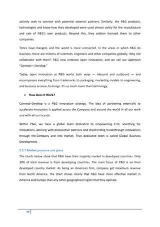 Comparison - Unilever Vs P&G- International Business and Marketing ...