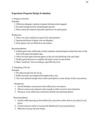 Boys and Girls Club Carnival Program Design | PDF