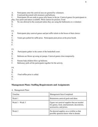 Boys and Girls Club Carnival Program Design | PDF