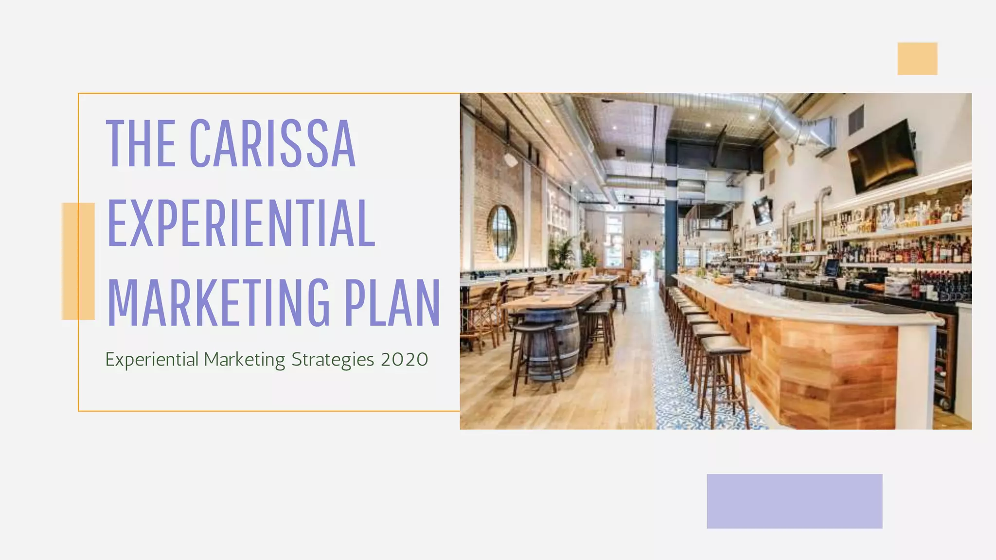 Experiential Marketing Plan | PPT
