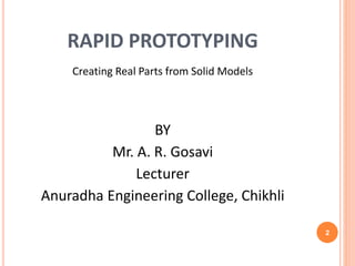 rapid prototyping | PPTX