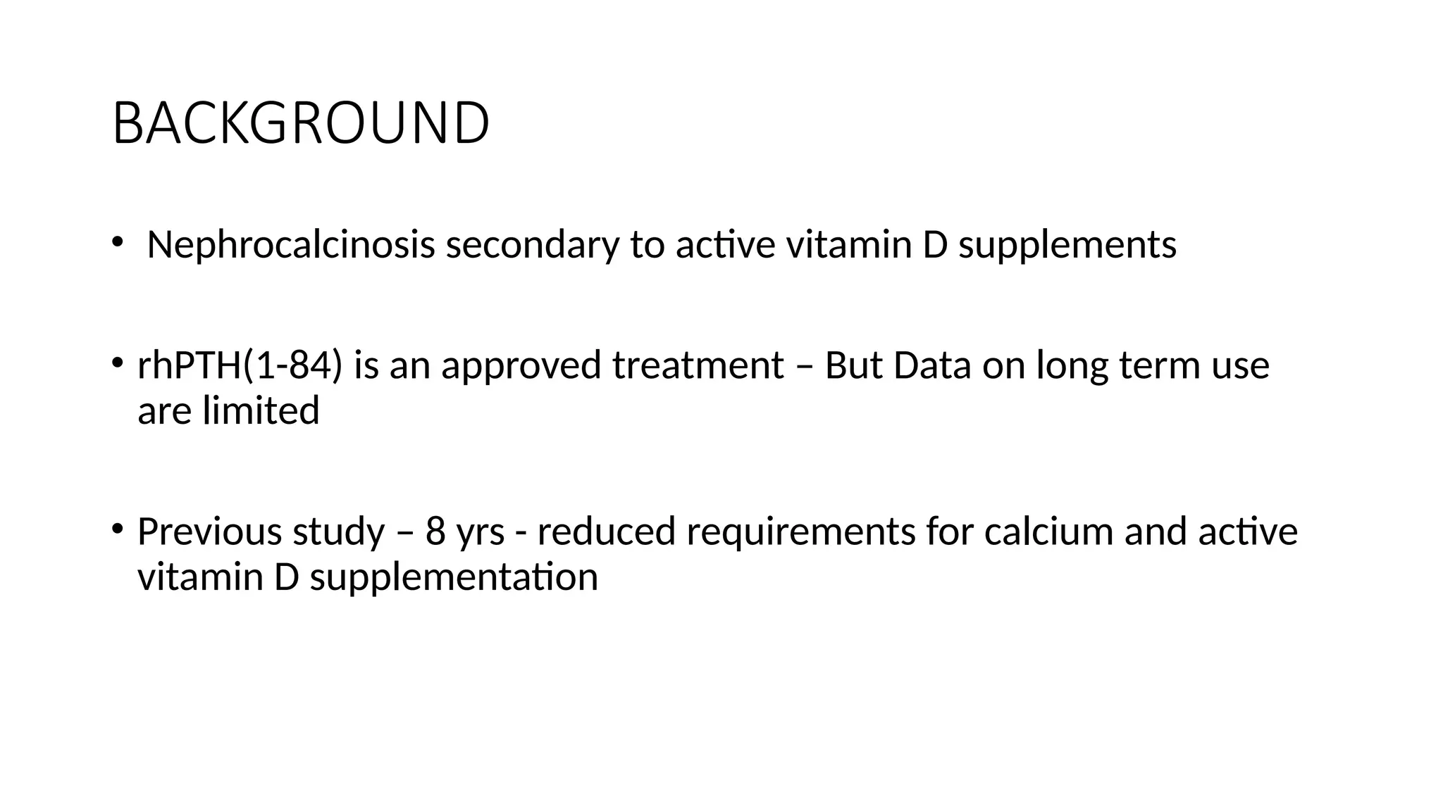 rPTH - 12 yrs therapy for hypoparathyroidism.pptx