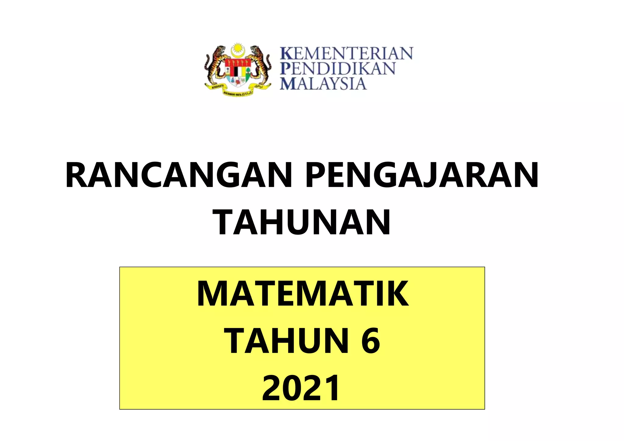 RPT Math Tahun 6.doc