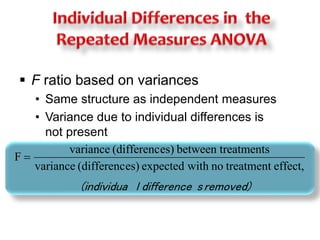 Repeated Measures ANOVA | PPTX