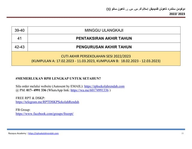 RPT PENDIDIKAN ISLAM TAHUN 1 2022-2023.docx