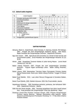 Rptp kajian kedelai lahan kering masam | PDF